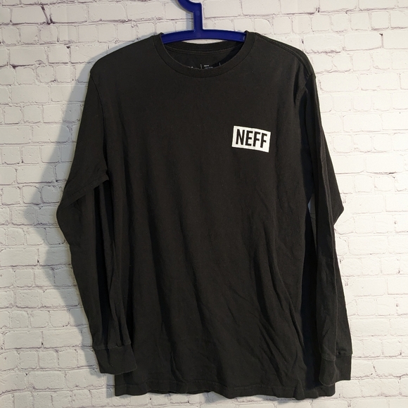 Neff | Shirts | Neff X Disney Milano Mickey Mouse Ls Tee Black And ...